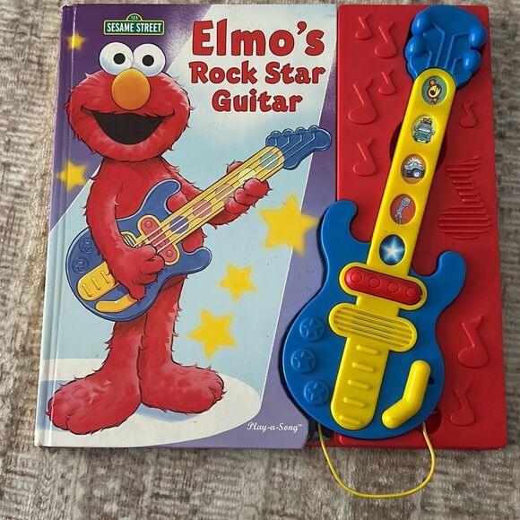 Sesame Street | Other | Elmos Rock Star Guitar Book | Poshmark